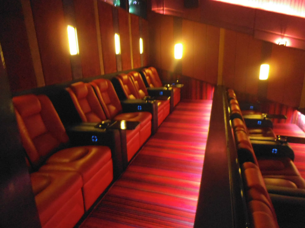 Movie night at the Ritz.